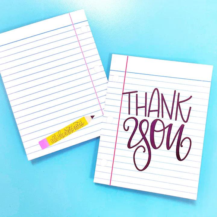 Handmade Note Card | Thank You Classic – Amazing Pinatas